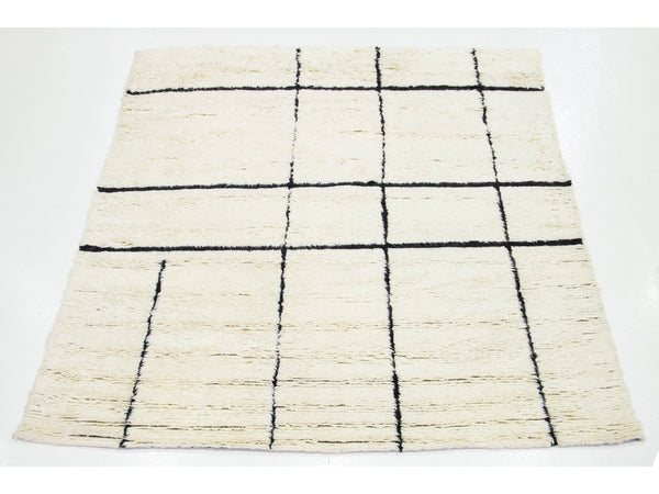 Modern Safi Collection Wool Rug 8 X 10