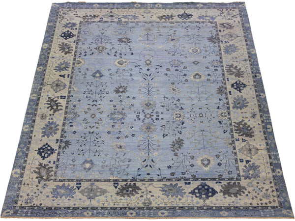 Modern Indian Artisan Wool Rug 12 x 15